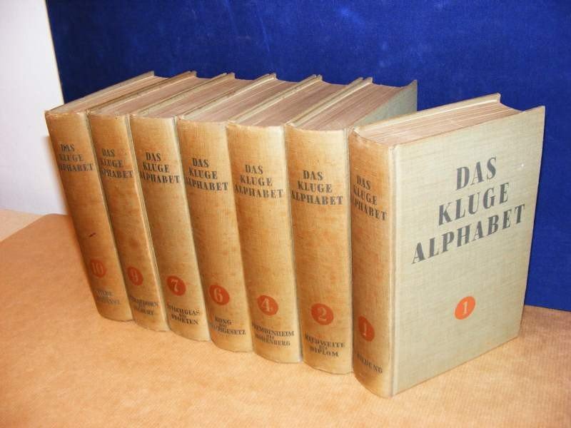 Das kluge Alphabet Konversations Lexikon in zehn Banden – Antikvarne ...